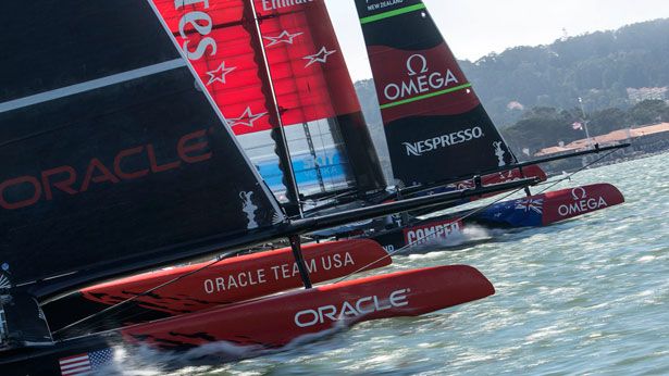 Team Oracle USA ends New Zealand's winning streak in America's Cup Finals